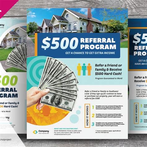 Referral Program Flyer Templates