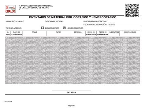 Inventario De Material Bibliogr Fico Y Hemerogr Fico PPT