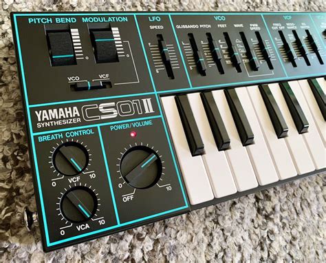MATRIXSYNTH: YAMAHA CS-01 II Analog Synthesizer w/ Original Box & Manual