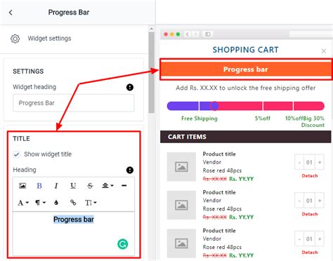 Progress Bar Widget Best Upsell For Woocommerce