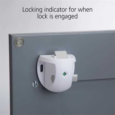 Safety 1st Adhesive Magnetic Lock System 2 Locks And 1 Key White