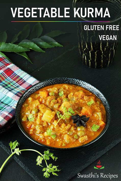 Veg Kurma Recipe Vegetable Korma Swasthis Recipes