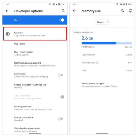 How To See Current Total Android RAM Usage MashTips