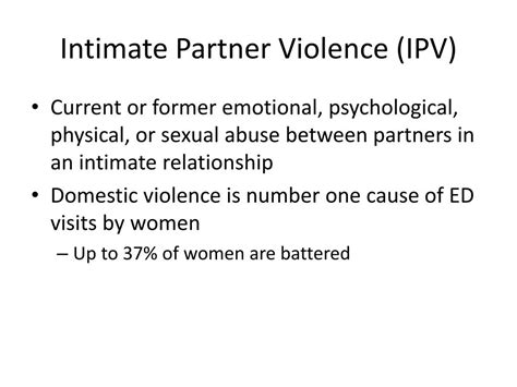 Ppt Intimate Partner Violence Ipv Powerpoint Presentation Free Download Id5168274