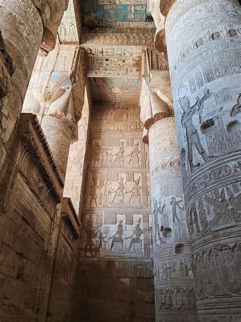 Dendera Temple Of Hathor Editorial Stock Image Image Of History 377814569