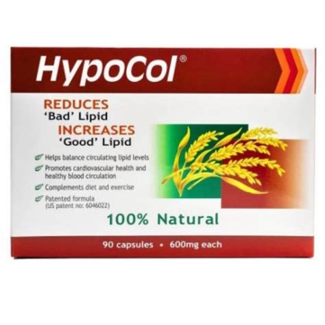 Hypocol 600mg 90 Capsules Lazada Singapore