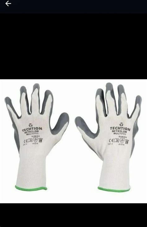Techtion Nitrile Coated Hand Gloves At ₹ 37pair Nitrile Examination