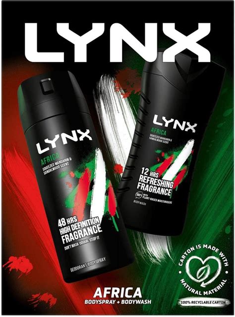 Lynx Africa Bodyspray And Shower Gel T Set Shoppnship