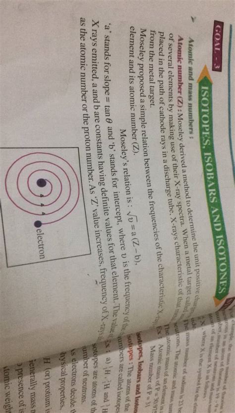 ISOTOPES ISOBARS AND ISOTONESGOAL 3Atomic And Mass Numbers Atomic