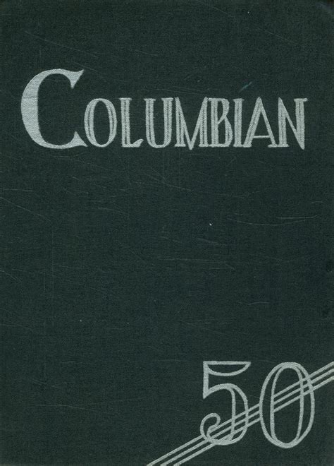 Custom Reprint Yearbook 1950 Columbia High School Columbian