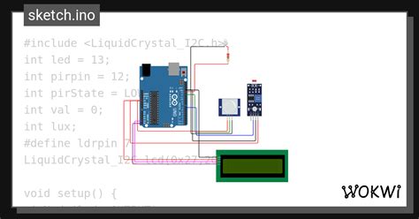 Lampu Kelas Otomatis Dengan Pir Wokwi Esp32 Stm32 Arduino Simulator