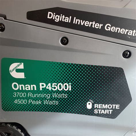 Cummins Onan P4500i Inverter Portable Generator Parts Magnum