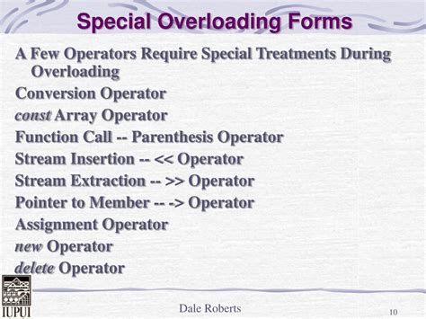Ppt Operator Overloading Friend Functions And Special Forms Powerpoint Presentation Id9157849