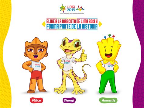 Lima 2019 Reveals Three Final Mascots Following Successful Public