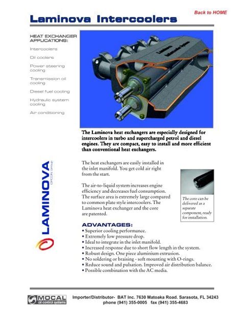 Laminova Intercoolers