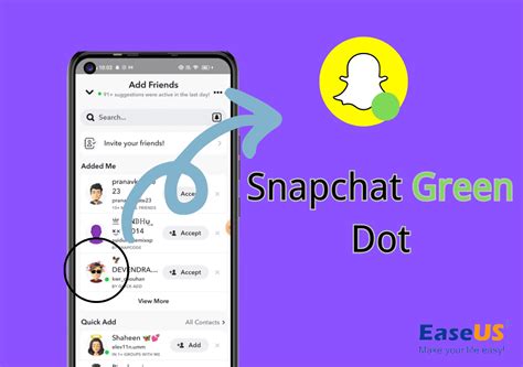 What Is Snapchat Green Dot Get Clear Idears Here