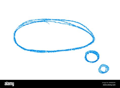 A Photo Of A Drawing Of A Thought Bubble With A Circle Pattern On A