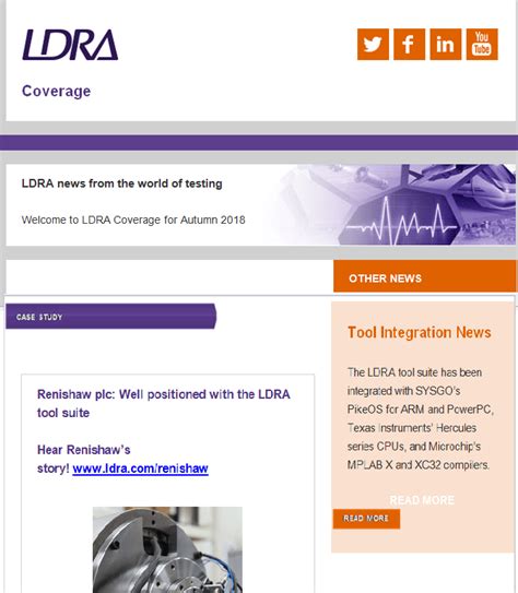 Ldra Coverage Autumn 2018