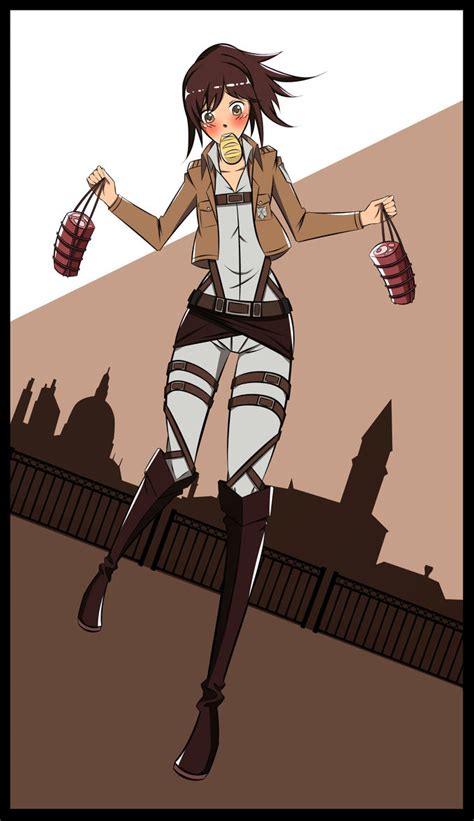 Attack On Titan Sasha Poster D By Creative2bit On Deviantart