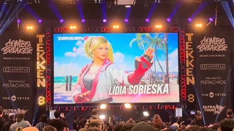 Tekken 8 Lidia Sobieska Crowd Reaction Trailer Youtube