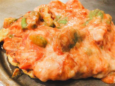 大阪名物！ぼてぢゅう阪急サン広場店の人気メニュー「トマトとアボカドとゴーダチーズのお好み焼き」初挑戦 ブラタベ