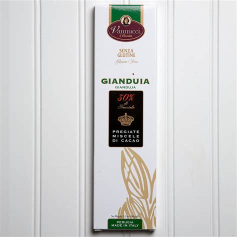 Vannucci Gianduia Hazelnut Chocolate Bar | Ditalia Italian Imports ...
