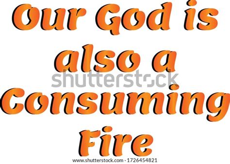 Our God Consuming Fire Pentecost Sunday Stock Vector Royalty Free