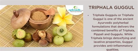 Triphala Guggulu Health Benefits Uses And Important Facts