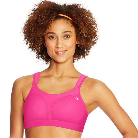 Champion Womens Spot Comfort Sports Bra