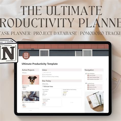 Notion Ultimate Project Management Template Etsy