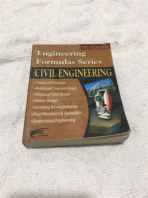 Engineering Formulas For Civil Engineering Hobbies And Toys Books And Magazines Textbooks On