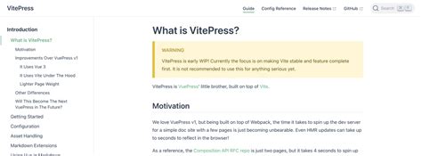 Vitepress Segmentfault 思否