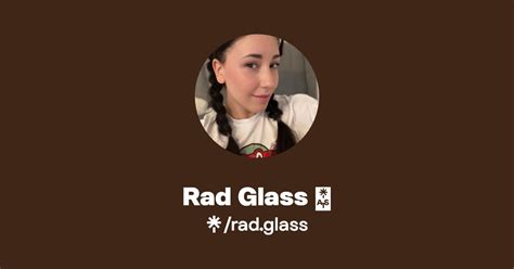 Rad Glass 🤘 Instagram Facebook Tiktok Linktree