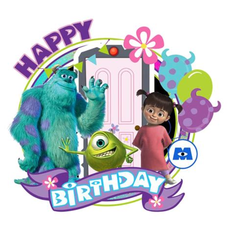 Topper Decorativo Para Cumpleaños Monster Inc Tu Fiesta A Un Click