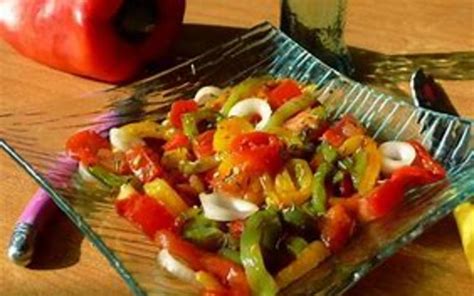 Recette Poivrons grillés et marinés économique et simple Cuisine Étudiant