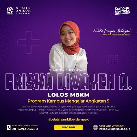 Mahasiswa Amikom Surakarta Lolos Mbkm Kampus Mengajar Angkatan Ke 5