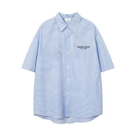 Áo Sơ Mi Ngắn Tay Teelab Local Brand Unisex Studio Oxford Shirt Ss052