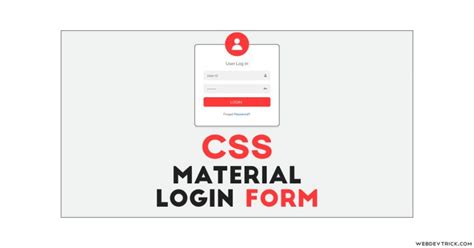 Css Material Login And Signup Form With Jquery Material Design Form