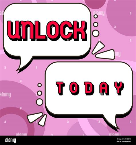 Conceptual Display Unlock Business Concept Use Password Or Other