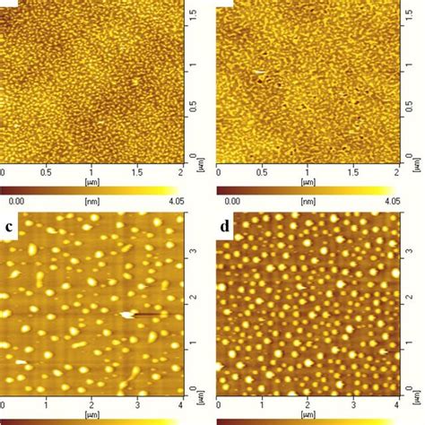 AFM Height Images Of The SAN PS B PMMA Bilayer Films Annealed In