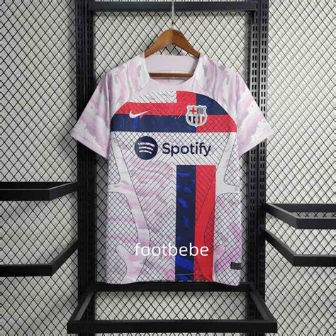 FC Barcelona Trikot Pre Match weiß rosa footbebe de