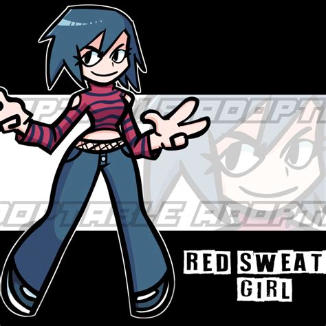 Adopt Red Sweater Girl Ych Commishes