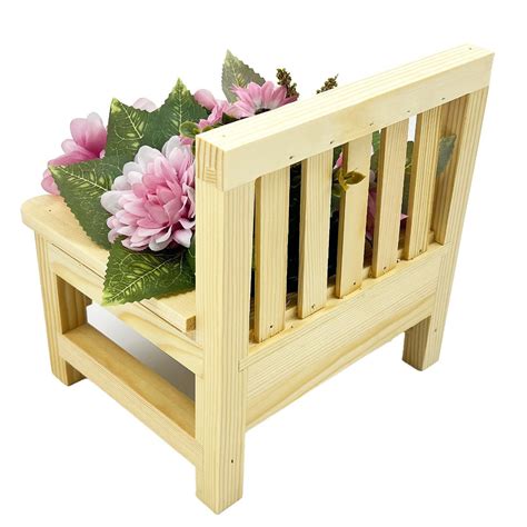In Loving Memory Mum Bench With Pink Dahlia Artificial Flower Gravesid