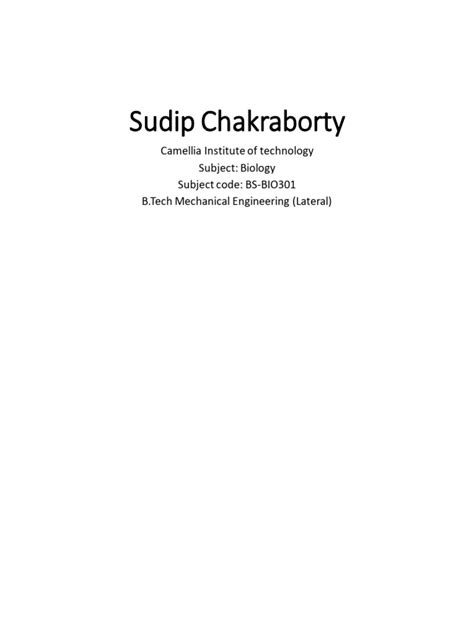sudip chakraborty btech me pdf genetic disorder genetic testing