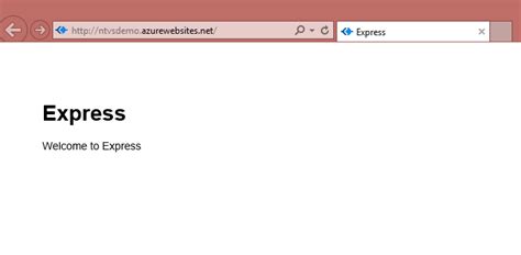 Shiju Varghese S Blog Building A Node Js Web Site On Windows Azure