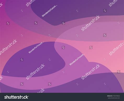 Vector Violet Purple Background Parallax Effect Stock Vector Royalty