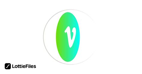 Free Vimeo Gradient Color 3d Icon Rotation Lottie Json Animation Animation By Weblodge Lottiefiles