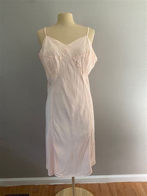 Vintage 1940s Pink Rayon Panel Girdle Open Bottom Gar Gem