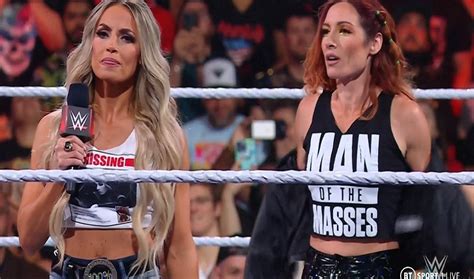 Wwe Raw Does Becky Lynch And Trish Stratus Share Real Life Heat On Tv