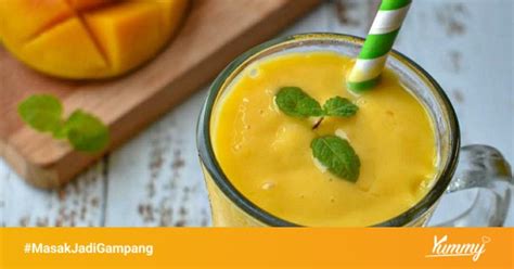 Resep Mango Smoothie Jagomasakminggu1periode2 Sederhana Rumahan Di
